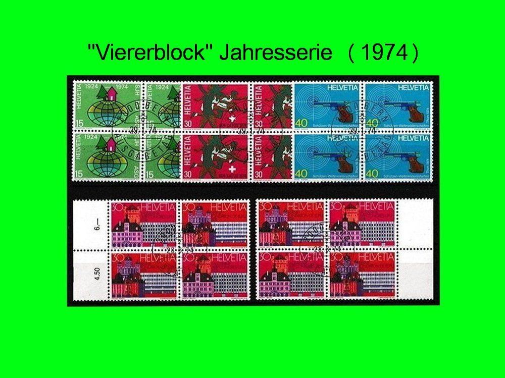 Viererblock "Jahres-Ausgabe 1974" (Neu (gemäss Beschreibung)) in Dübendorf für CHF 2 – mit ...