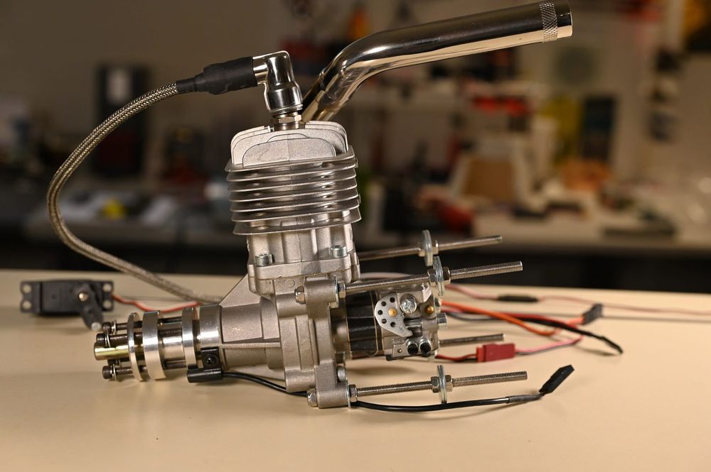 DLE DL-Engines 30ccm DLE30 V2 Benzinmotor mit el. Zündung (Neuf (Voir ...