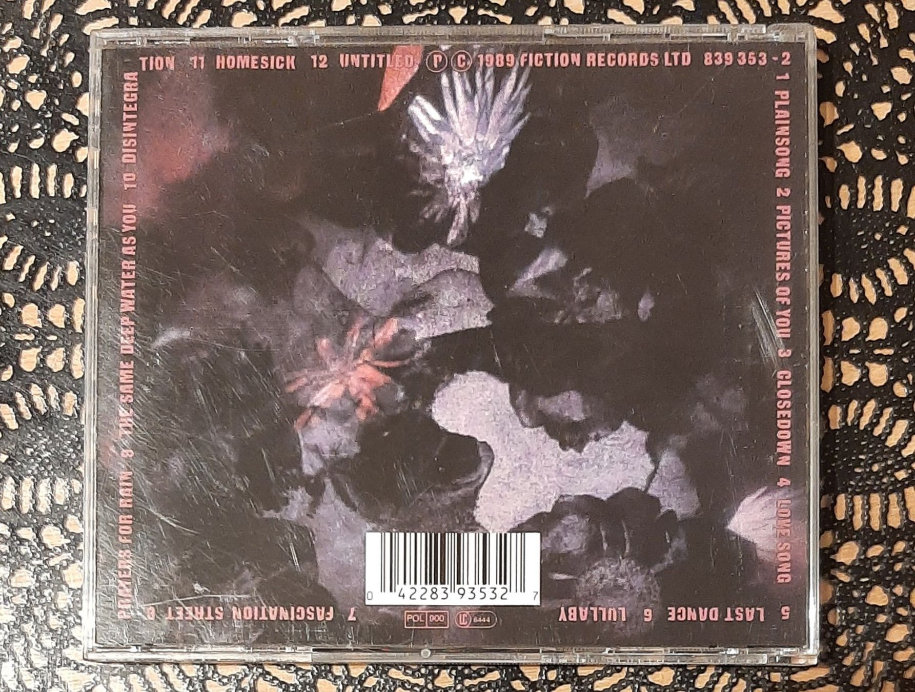 The Cure - Disintegration, UK New Wave CD Album 1989 (Gebraucht) in ...