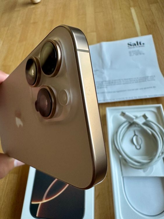 iPhone 16 pro 256gb Desert Titanium - état comme neuf ! (Gebraucht) in ...