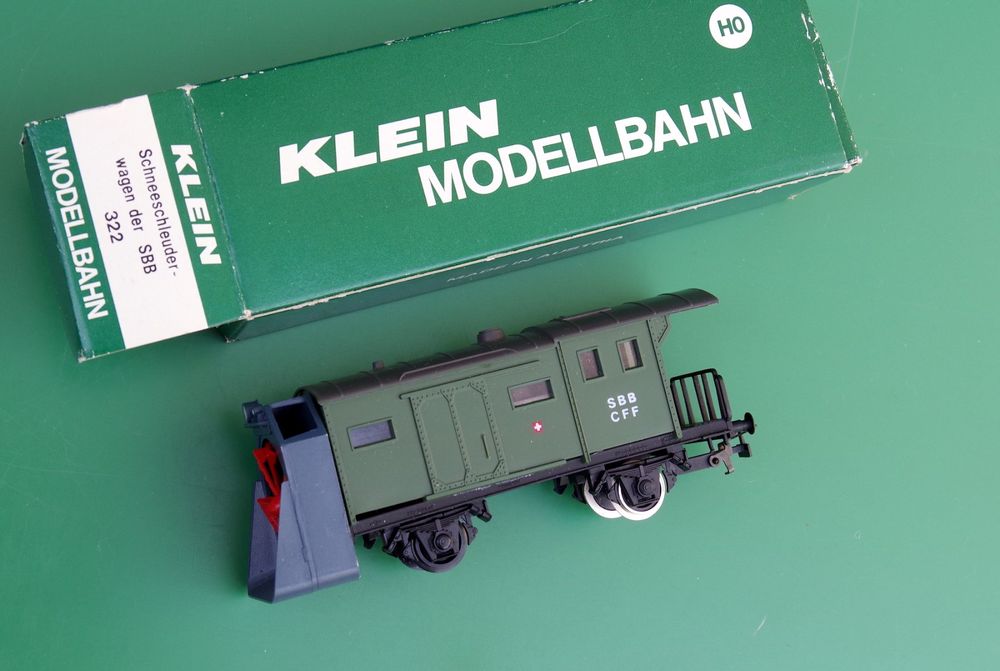 Klein Modellbahn 322 H0 Schneeschleuder der SBB CFF FFS (Neu und ...
