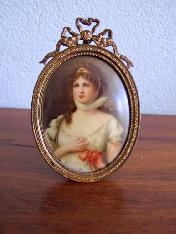 miniatur Portrait auf Porzelan | Kaufen auf Ricardo