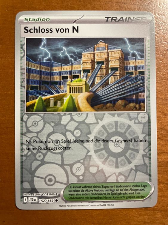 Pokemon Schloss von N Reverse (Versand gratis) (Neu (gemäss ...