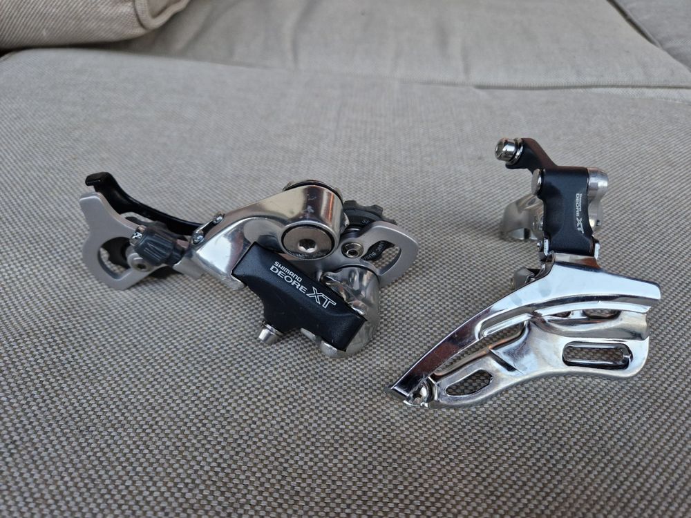 SHIMANO Deore XT Schaltung RD-M737 und Umwerfer FD-M737 (Gebraucht) in Nürensdorf für CHF 45 ...