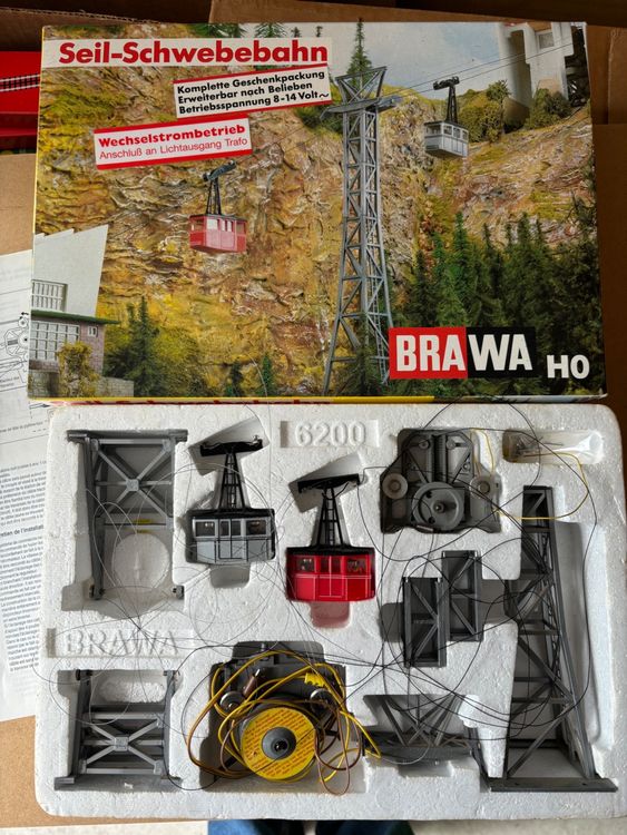 Brawa 6200 + 6201 Seil-Schwebebahn + Station (Gebraucht) in Hauterive ...
