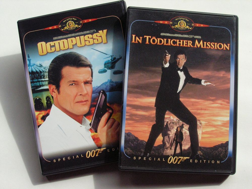 2 DVD-Set JAMES BOND ROGER MOORE MGM SPECIAL EDITION (Gebraucht) in Zuzwil SG für CHF 8.5 – mit ...