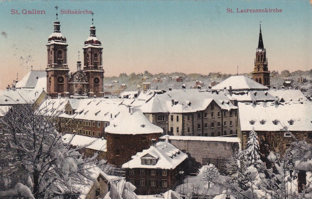 St. Gallen Stiftskirche St. Laurenzenkirche 1921 (Gebraucht) in ...