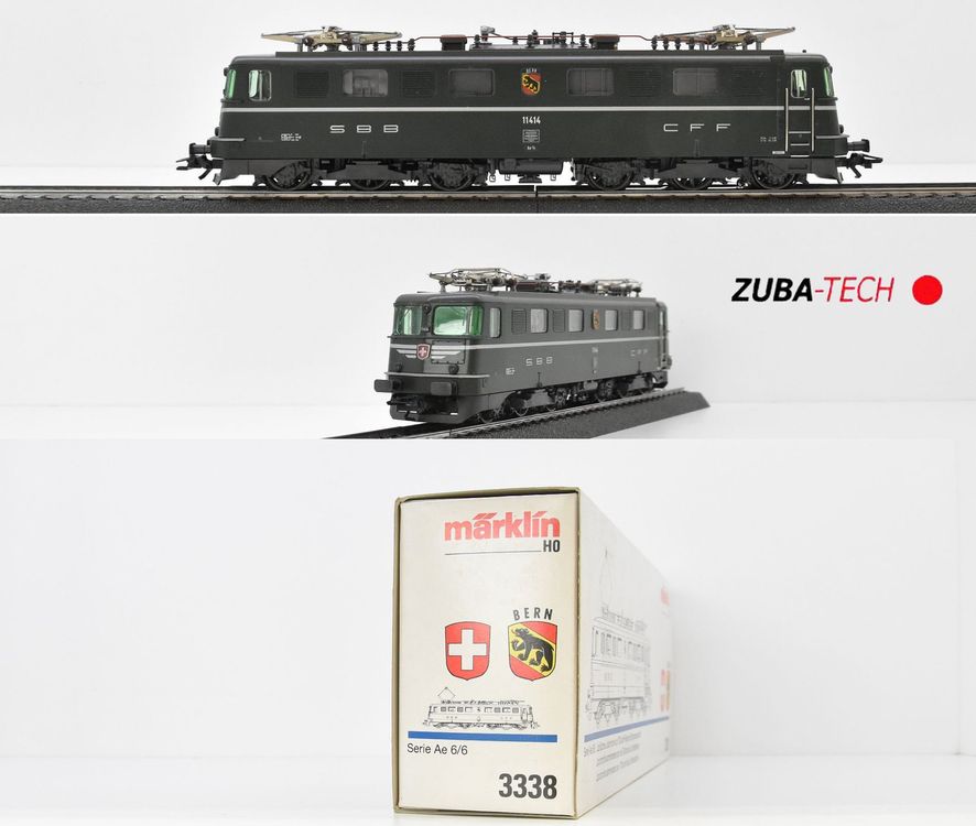 Märklin 3338 E-Lok Ae 6/6 Bern SBB H0 WS Analog mit OVP | Kaufen auf Ricardo