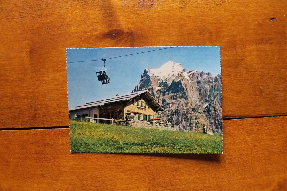 AK Grindelwald, Restaurant Bort mit altem Sessellift | Kaufen auf Ricardo