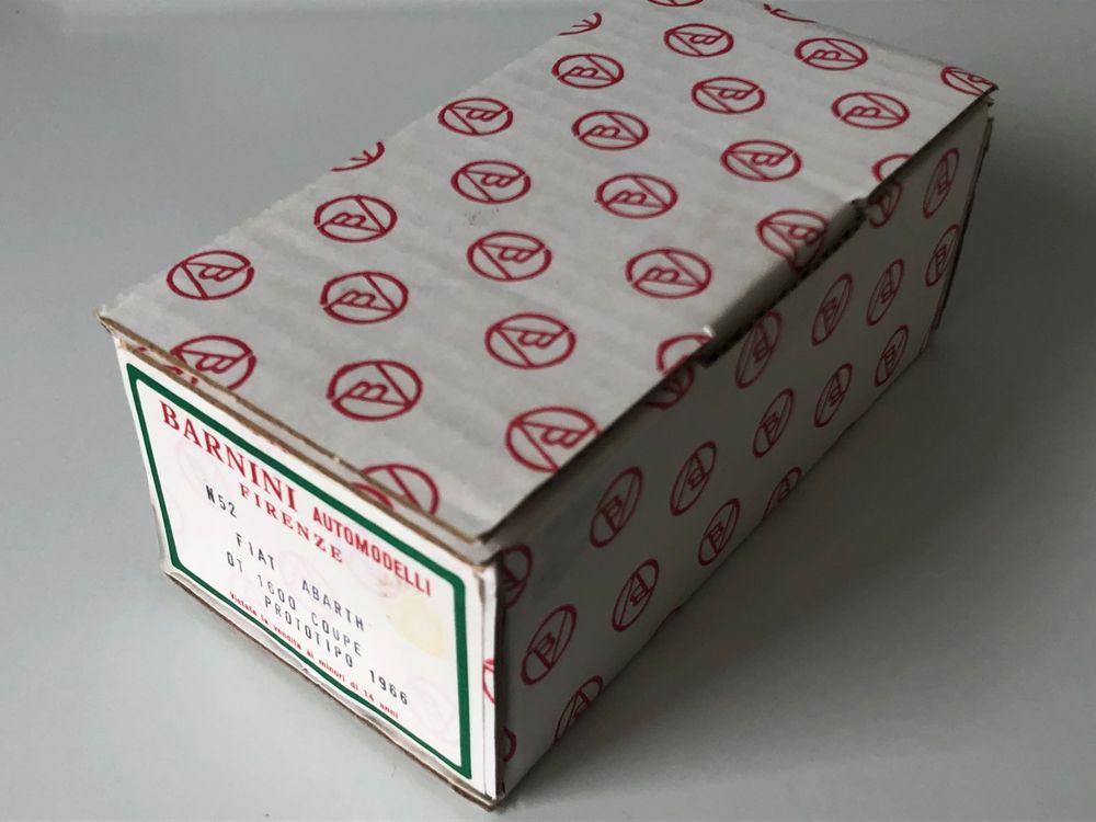 FIAT ABARTH 1600 OT COUPE PROTOTIPO – BARNINI Bausatz 1/43 (Neu (gemäss Beschreibung)) in ...