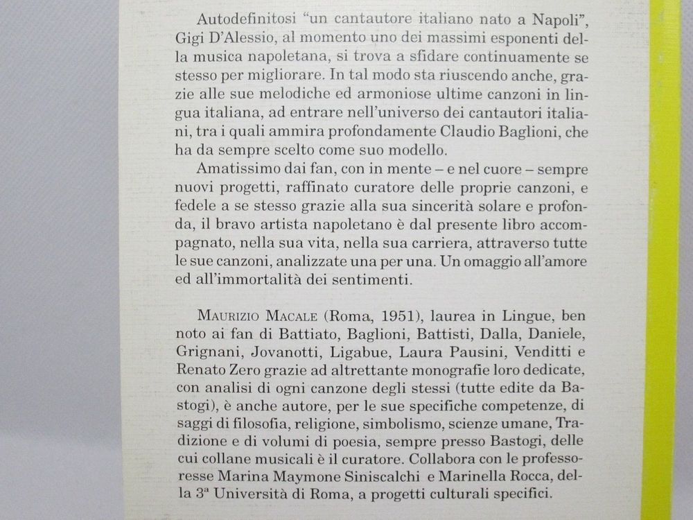 Gigi D'Alessio - Biografie, Maurizio Macale (Gebraucht) in Zollikofen für CHF 5 – mit Lieferung ...