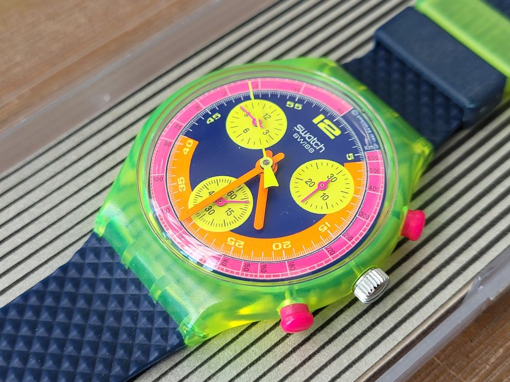 SWATCH CHRONO SCJ101 GRAND PRIX KM/H NEU (Neu und originalverpackt) in Lommiswil für CHF 329 ...