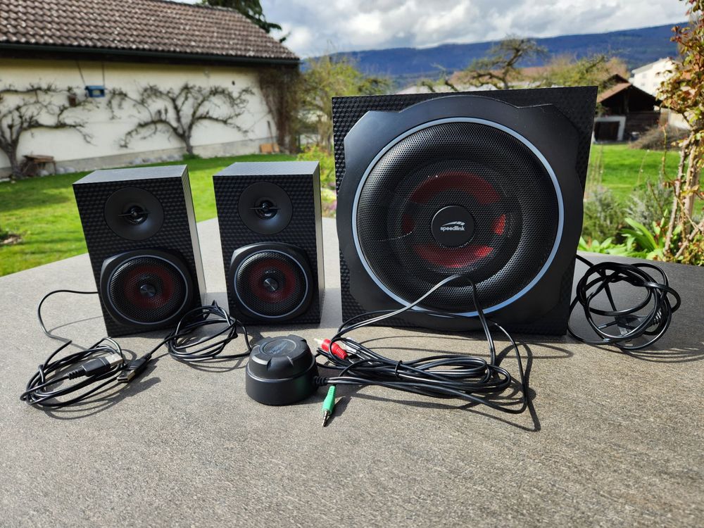 Speedlink Gravity Carbon 2.1 Subwoofer System | Kaufen auf Ricardo