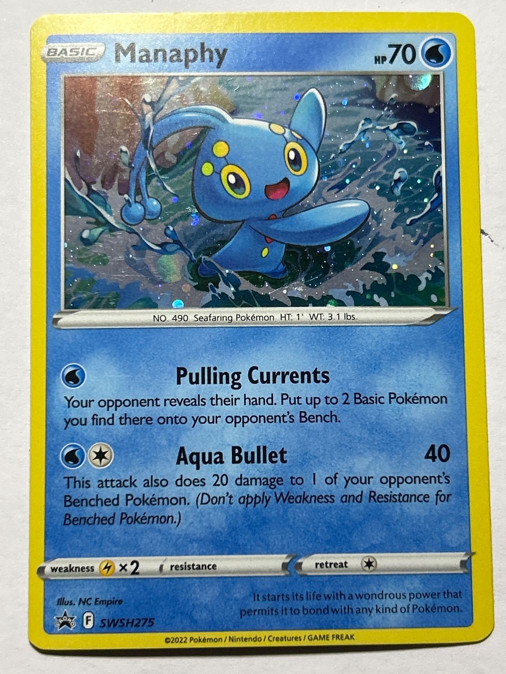 Manaphy Blackstar Promo SWSH275 🇺🇸 (Gebraucht) in Langenthal für CHF 0. ...