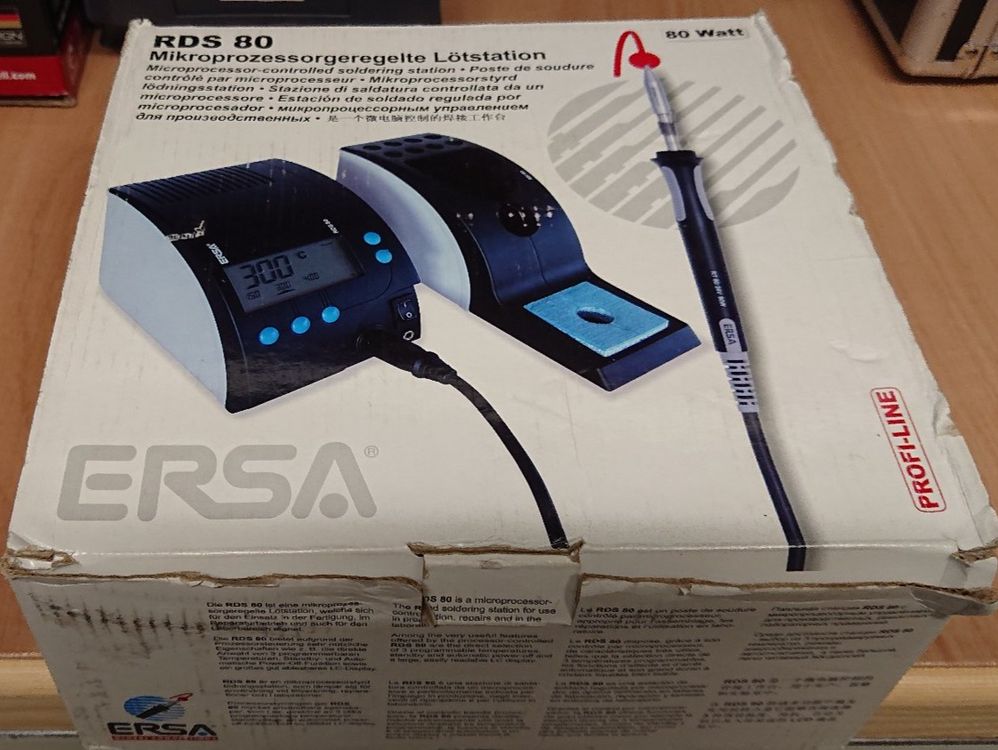 Ersa RDS 80 Mikroprzessorgeregelte Lötstation 80W, no Weller (Gebraucht ...