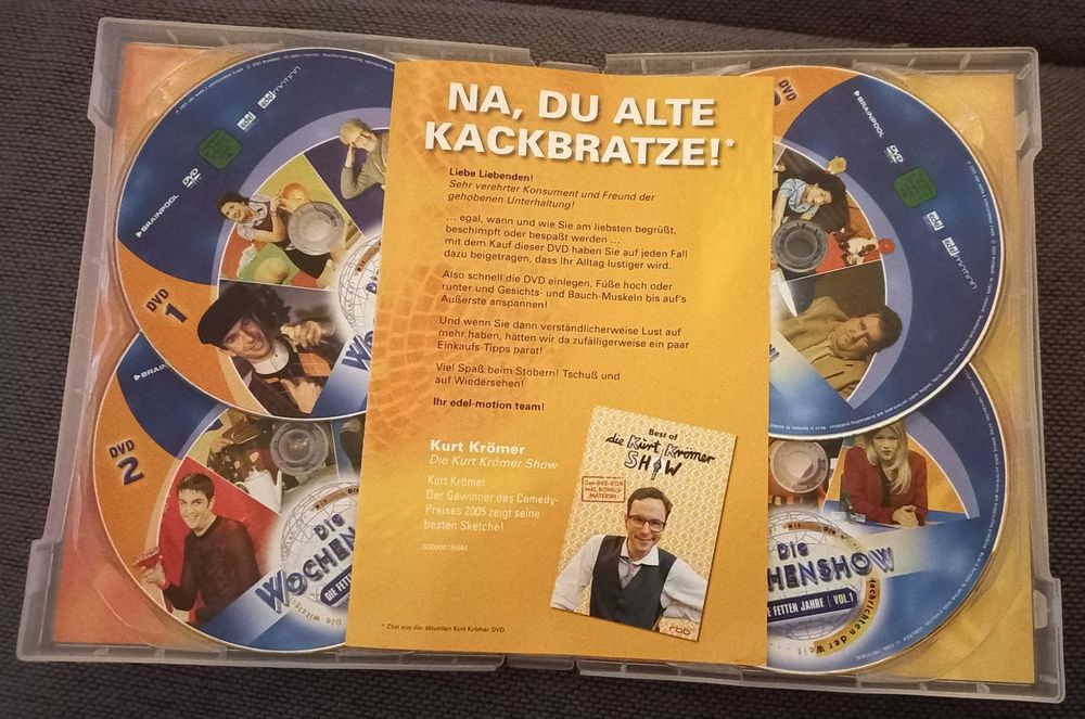 Die Wochenshow Die Fetten Jahre Vol. 1, Sat 1, DVD Boxset (Gebraucht ...