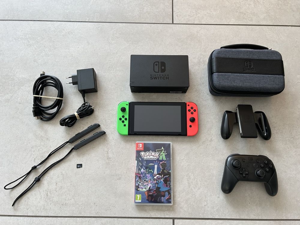 Grosses Nintendo Switch 1 Packet mit viel Zubehör Top (Gebraucht) in ...