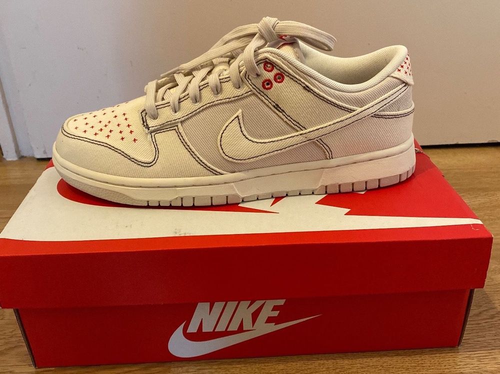 Nike Dunk Low Light Orewood Brown Sashiko EU 42.5 (Neu und ...