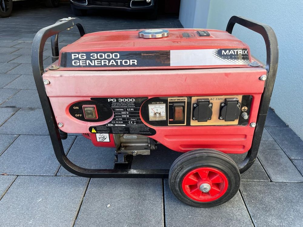 Stromgenerator Matrix PG 3000, 2500W | Kaufen auf Ricardo
