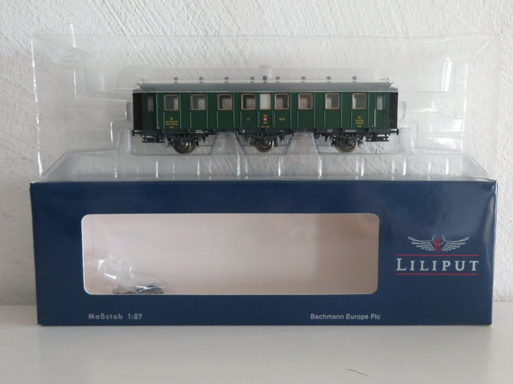 Liliput H0: SBB-Oldtimerwagen C3ü 8478, 334478, OVP (Neu (gemäss ...