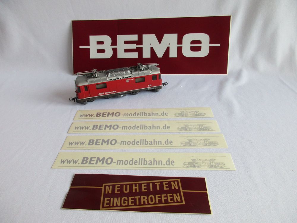 Bemo HOm GS E-Lok RhB 628 rot S-chanf (858) | Kaufen auf Ricardo