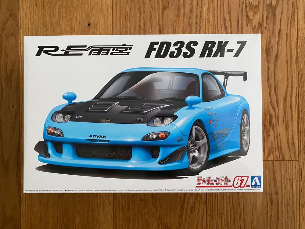 Mazda RX7 FD / RE-Amemiya FD3S RX-7 Aoshima 1/24 (Tamiya ) (Neu (gemäss ...