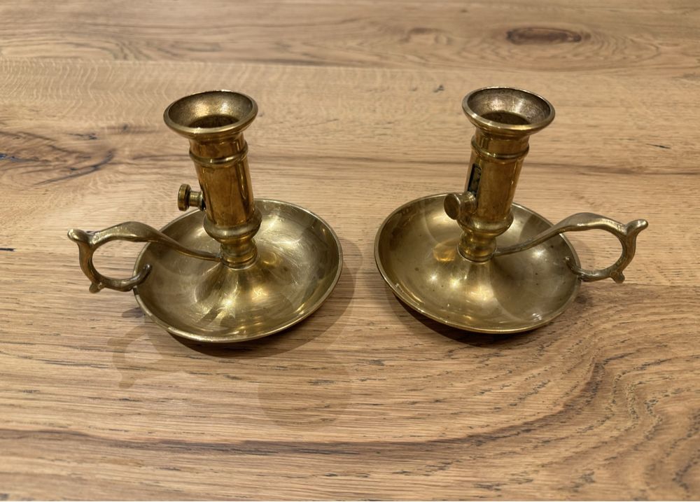 2 Vintage Kerzenständer aus Messing (Gebraucht) in Balsthal für CHF 34 – mit Lieferung auf ...