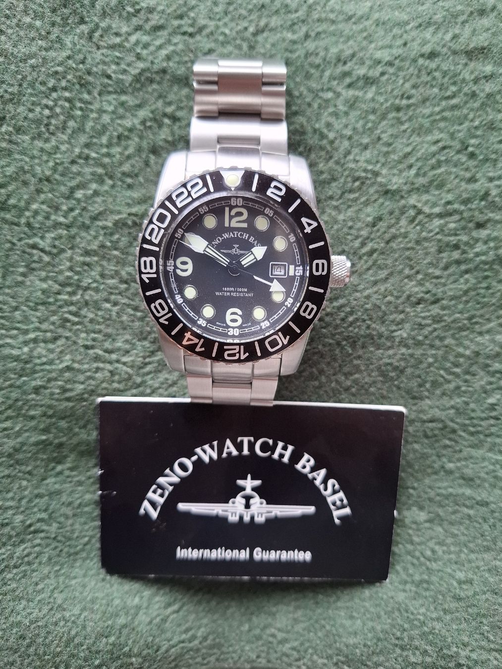 Zeno-Watch Basel Airplane Diver GMT 6349 515 24H – (Gebraucht) in ...