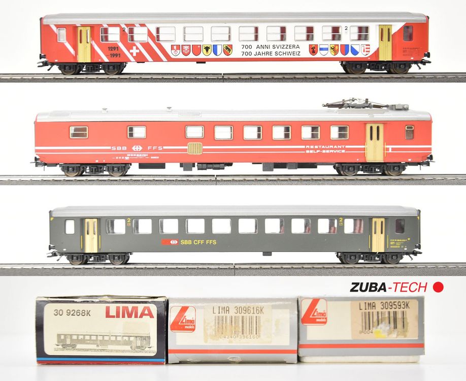 Lima 3x EW I Personenwagen der SBB H0 WS mit OVP | Kaufen auf Ricardo