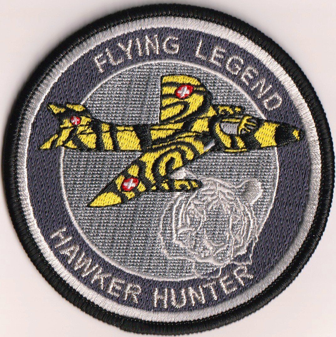 Hawker Hunter Tiger Meet Patch Flying Legende ohne Klett. (Neu (gemäss ...