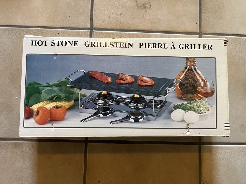 Heisser Stein Grill, Tischgrill für gemütliche Abende. (Neu (gemäss Beschreibung)) in Glarus für ...