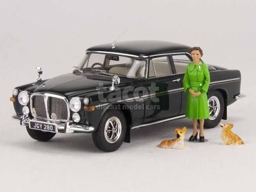 ROVER 3.5 LITRE P5B SALOON QUEEN ELIZABETH II 1:43 MATRIX (Neu und ...