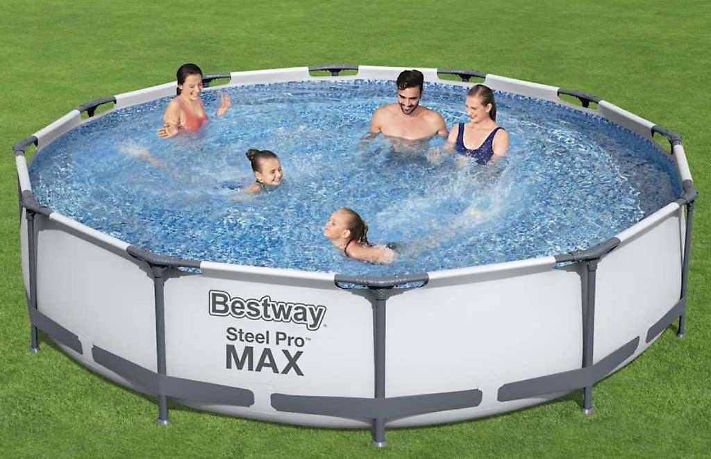 Bestway Steel Pro MAX Swimmingpool, Pool, Schwimmbecken (Gebraucht) in Seengen für CHF 80 – nur ...