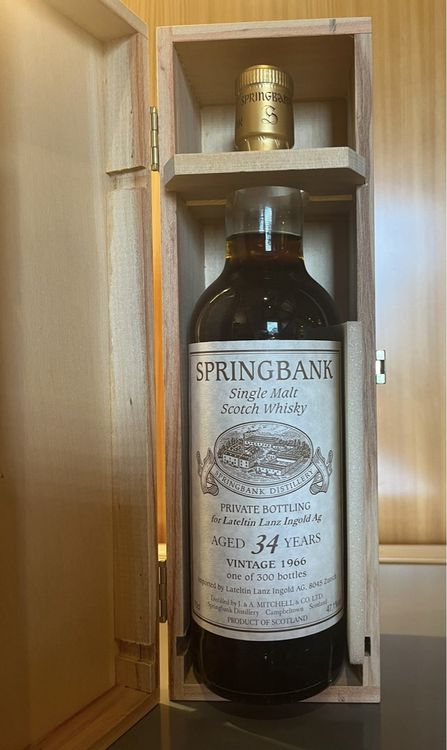 SPRINGBANK Single Malt Scotch Whisky - Aged 34 Years (Neu und ...