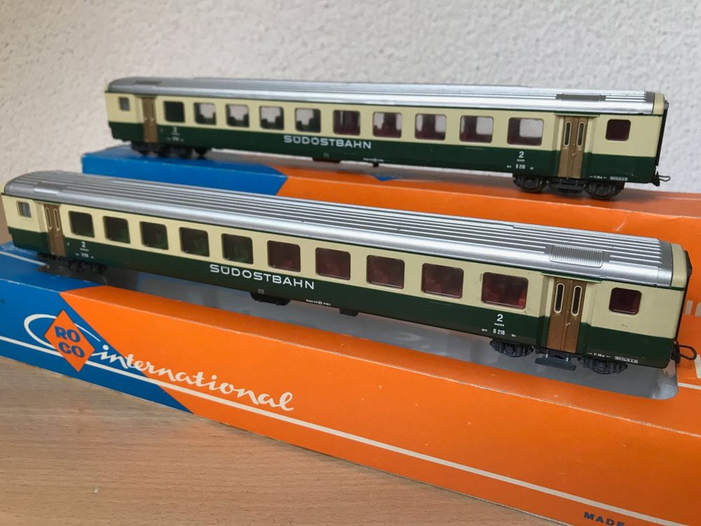 2 x Roco 4239C Personenwagen SOB H0 DC (Gebraucht) in Dürnten für CHF ...