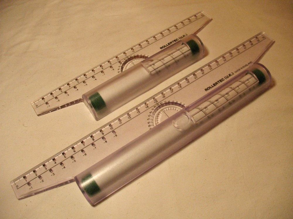 2 Zeichengeräte Rollertec U.K. Vintage mit Anleitung (Gebraucht) in Wil ...