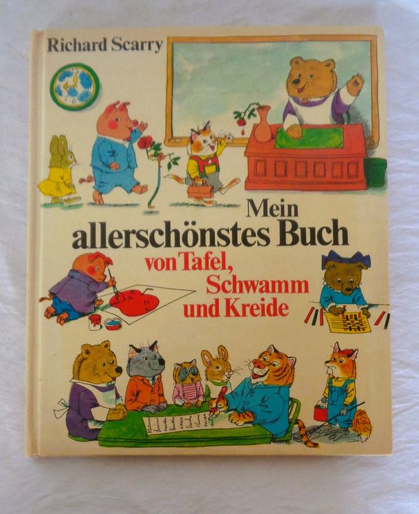 Richard Scarry - Tafel Schwamm & Kreide / Grosses Bilderbuch | Kaufen ...