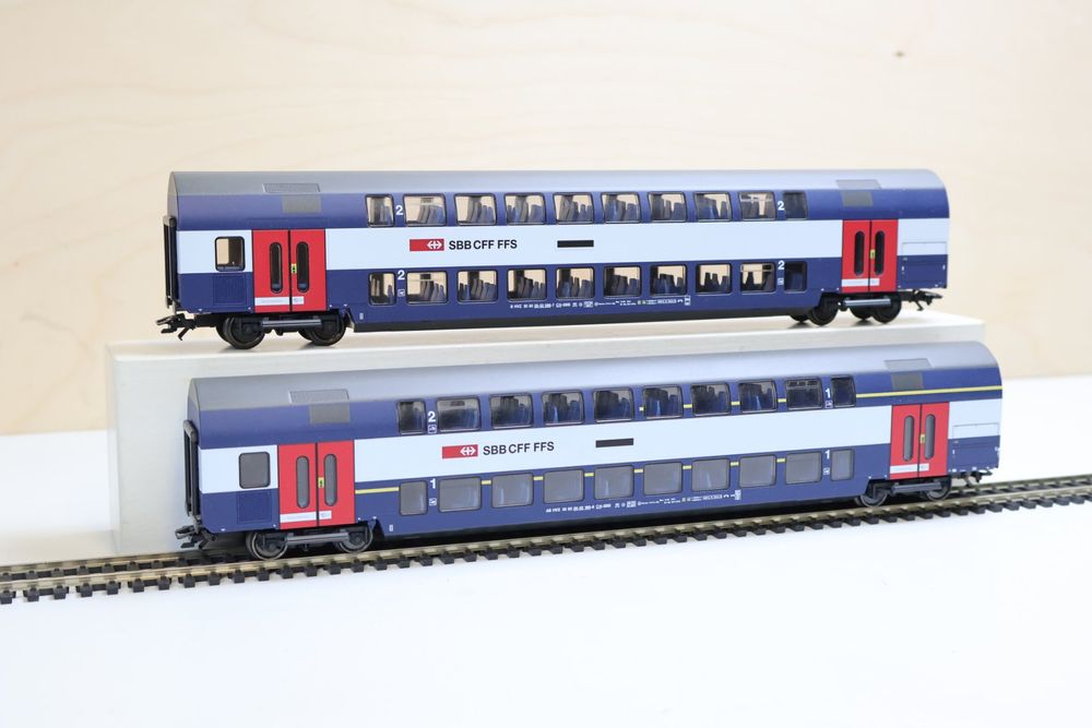 Märklin 2 x SBB Doppelstock Wagen H0 - S-Bahn Zürich (Gebraucht) in ...