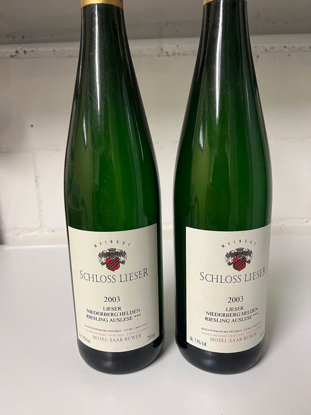 Schloss Lieser, Riesling Auslese 2003, Top Jahrgang, Rarität (Neu und ...