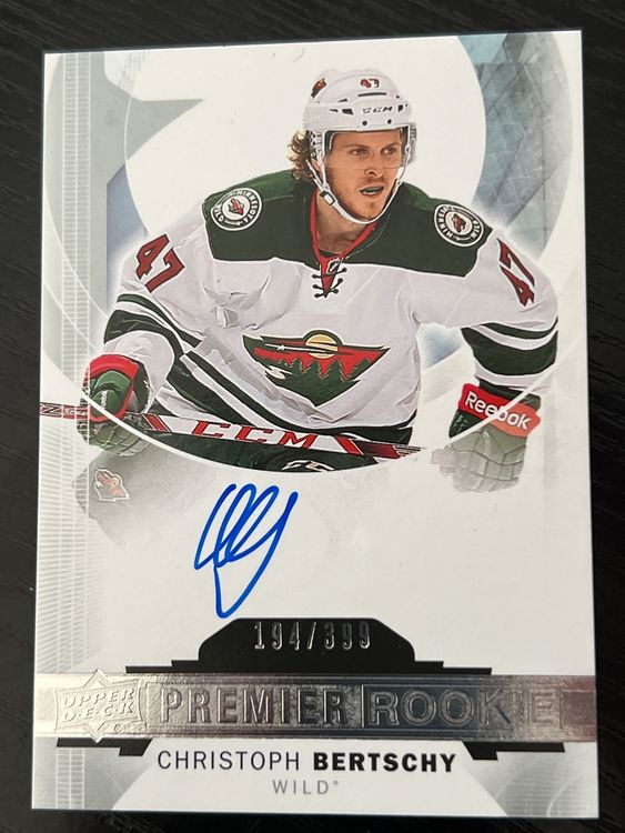 Christoph Bertschy Original Unterschrift NHL Gotteron SCB RC (Gebraucht ...