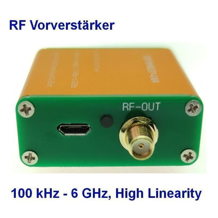 Empfangsverstärker ,RF Pre Amplifier mit Akku/Bias-T (Neu und ...