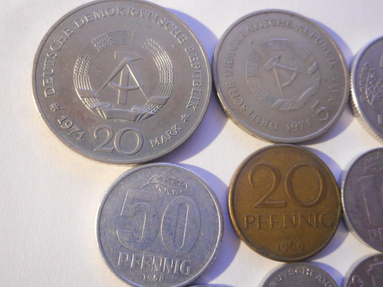 Münzenlot div. Münzen DDR gemäss Bilder (Gebraucht) in Kriegstetten für ...