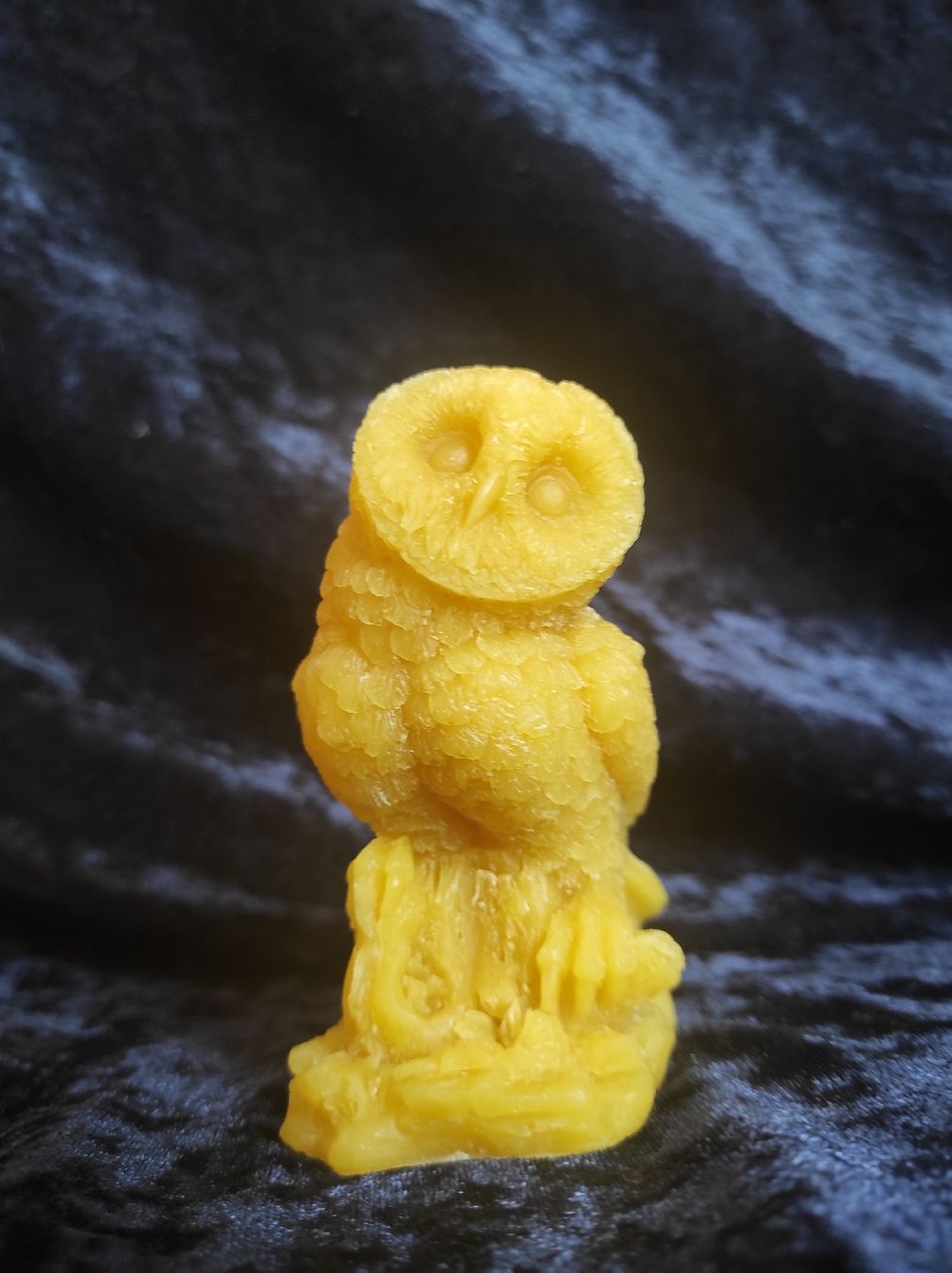 Deko Eule aus Bienenwachs, handgemacht, tolles Geschenk! (Neu (gemäss ...