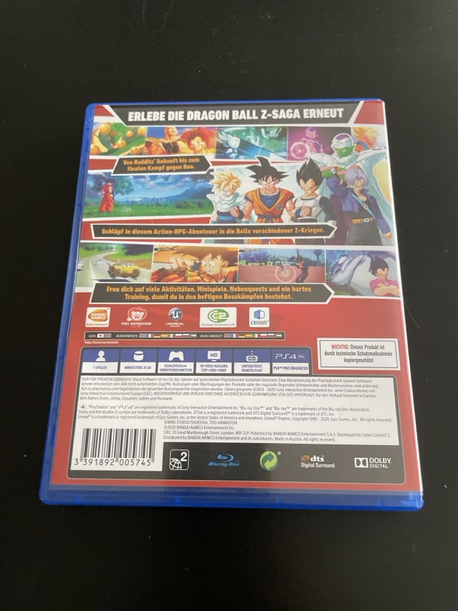 Dragon Ball Z: Kakarot für die PlayStation 4 (Gebraucht) in Niederlenz ...
