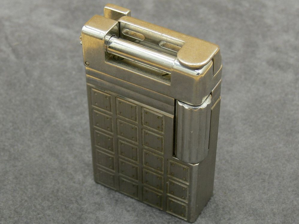 St. Dupont Feuerzeug Ligther Urban silber und Gas Full Set (Gebraucht ...