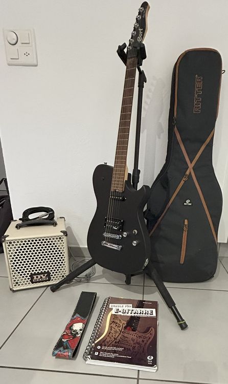Cort Matte Black E-Gitarre mit Zubehör Set (Gebraucht) in Othmarsingen ...