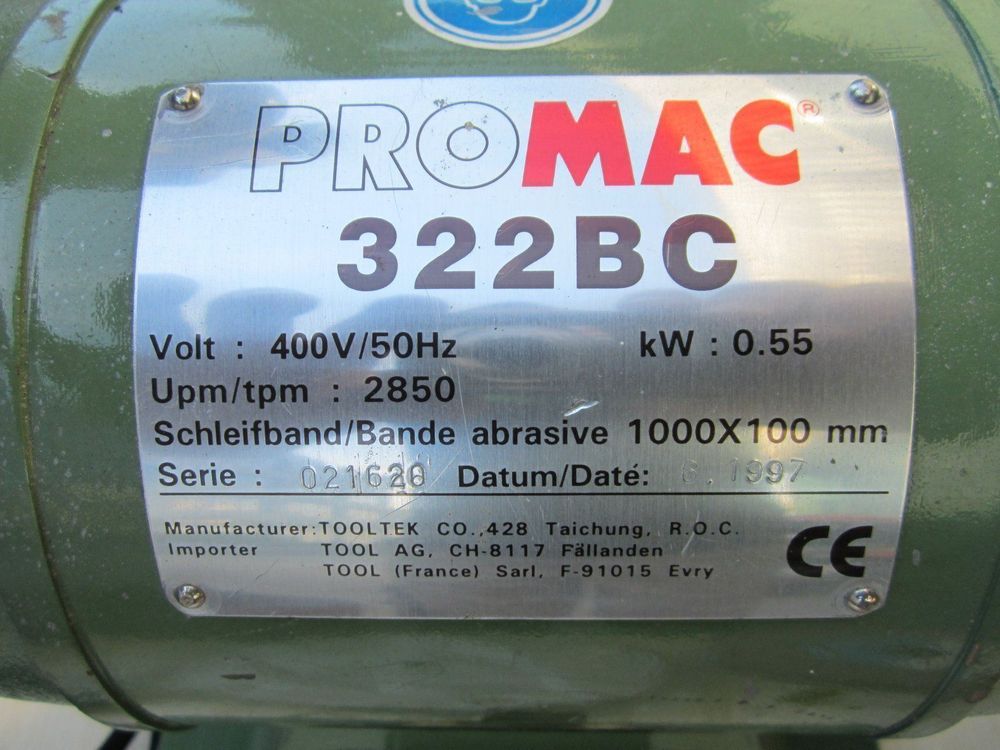 Bandschleifer Promac 322 BC (Gebraucht) in Aarau für CHF 380 – nur ...
