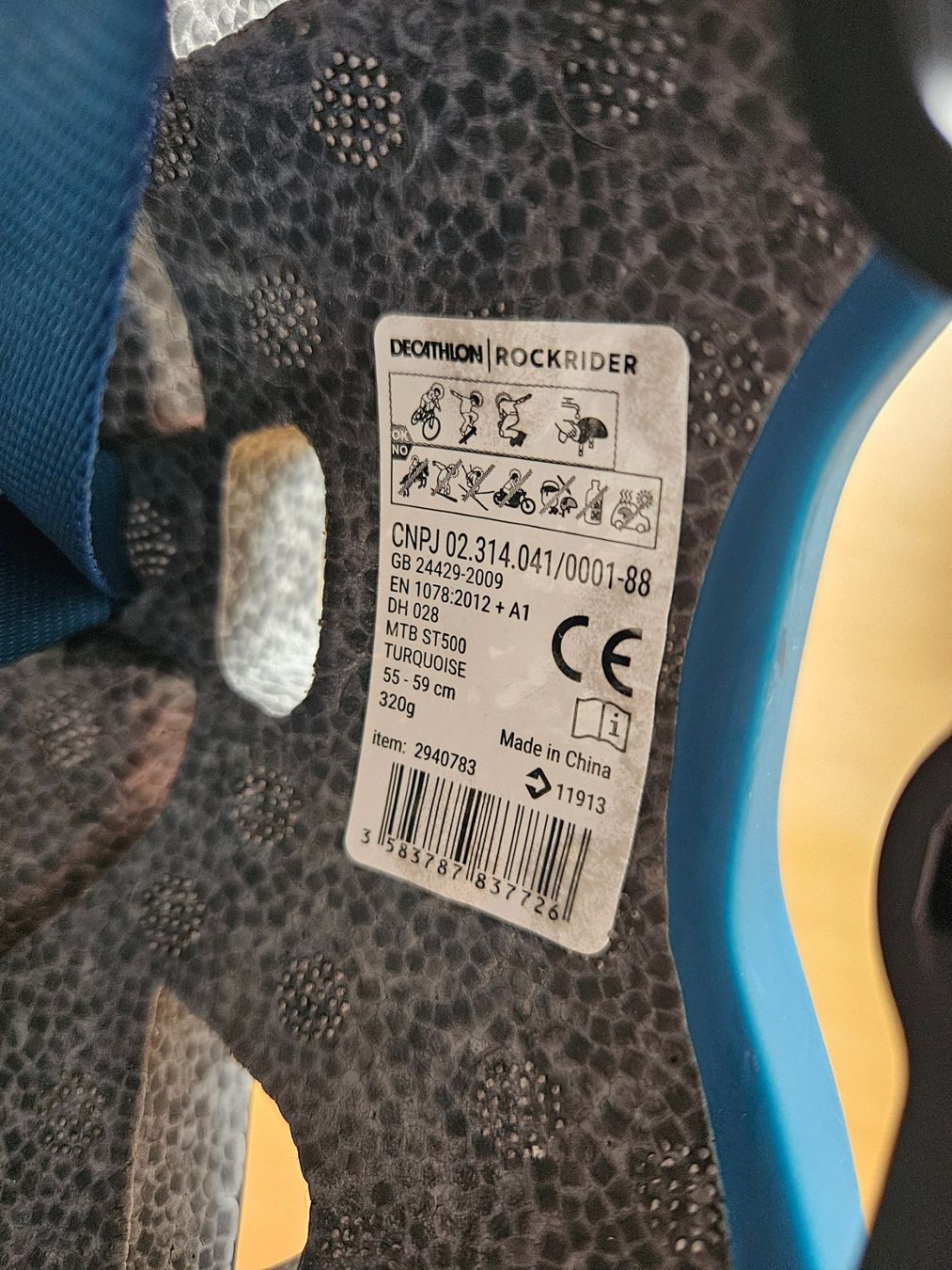 Rockrider Mountainbike Helm, Top Zustand, Grösse 55-59 cm (Neu (gemäss Beschreibung)) in ...