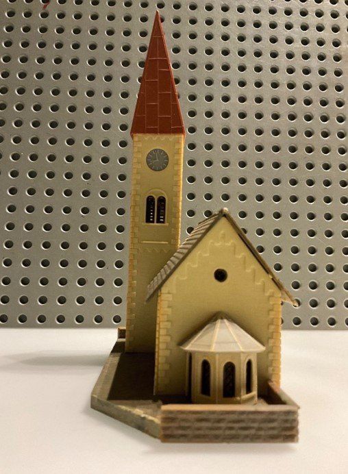 Modelleisenbahn __ Faller __ grosse Kirche __ Spur H0 (Gebraucht) in ...