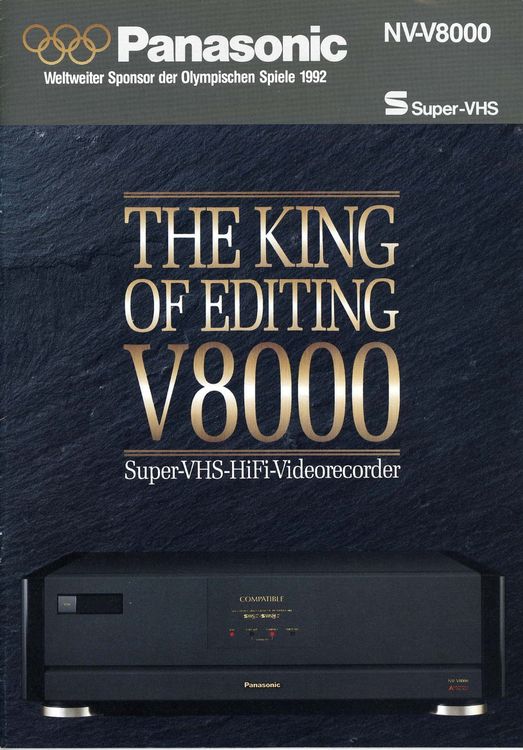 Panasonic NV -V8000 (Gebraucht) in Lyss für CHF 220 – mit Lieferung auf Ricardo kaufen